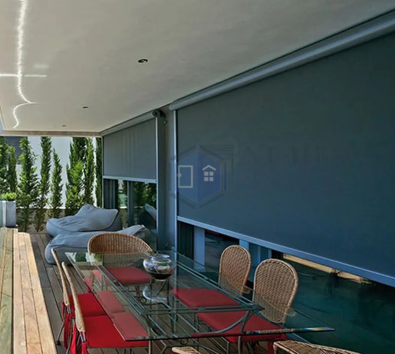 Automatic Zip Screen for Balcony | Motorized Zip Screens for Balconies ...