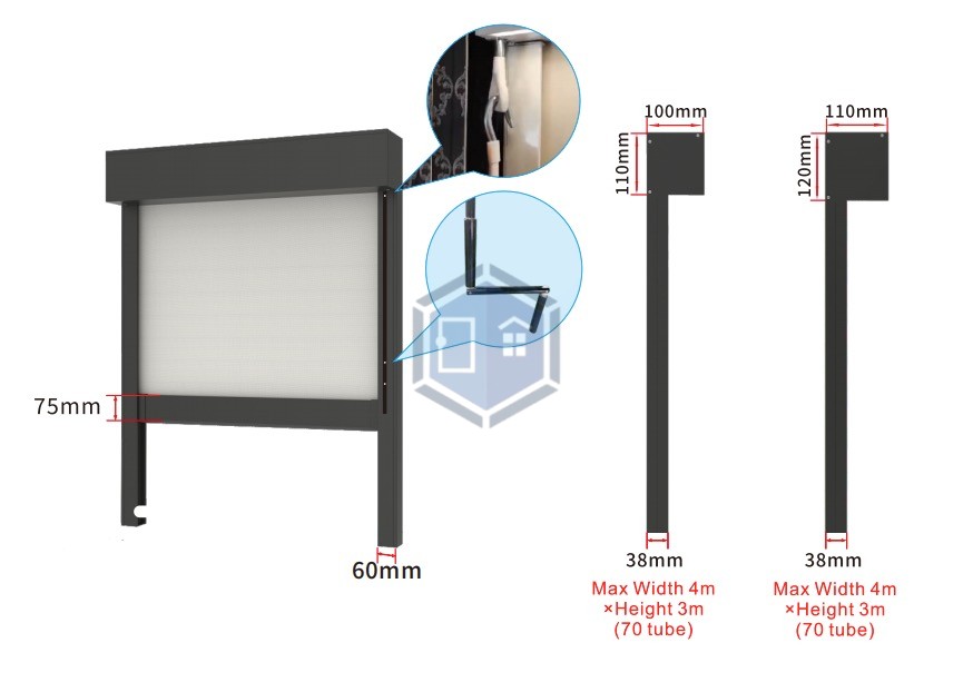 Spensa SmartScreen Manual System | Manual PVC Screens in Hyderabad ...